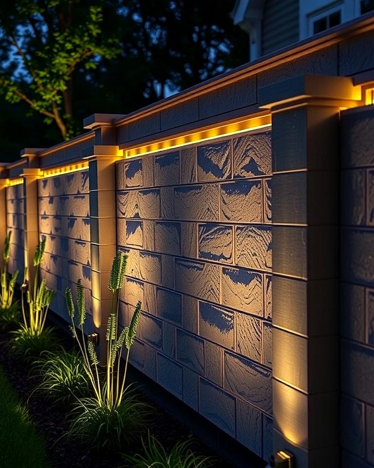 20 Concrete Block Fence Ideas for a Sturdy and Stylish Barrier