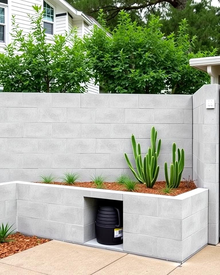 20 Concrete Block Fence Ideas for a Sturdy and Stylish Barrier
