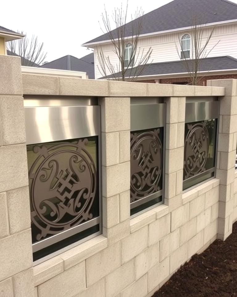 20 Concrete Block Fence Ideas for a Sturdy and Stylish Barrier