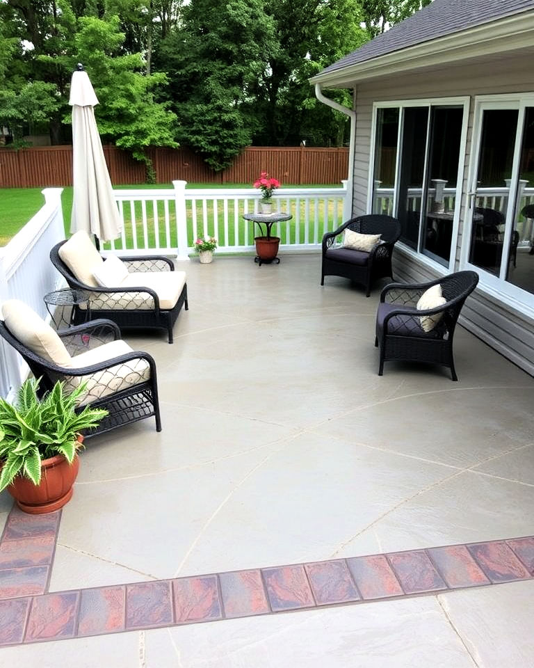 25 Concrete Deck Ideas for a Modern and Durable Outdoor Space