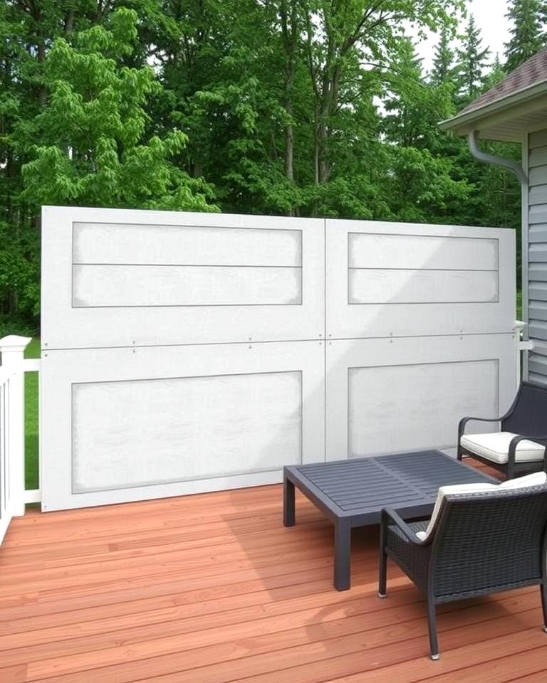 20 Deck With Privacy Wall Ideas for Cozy Spaces