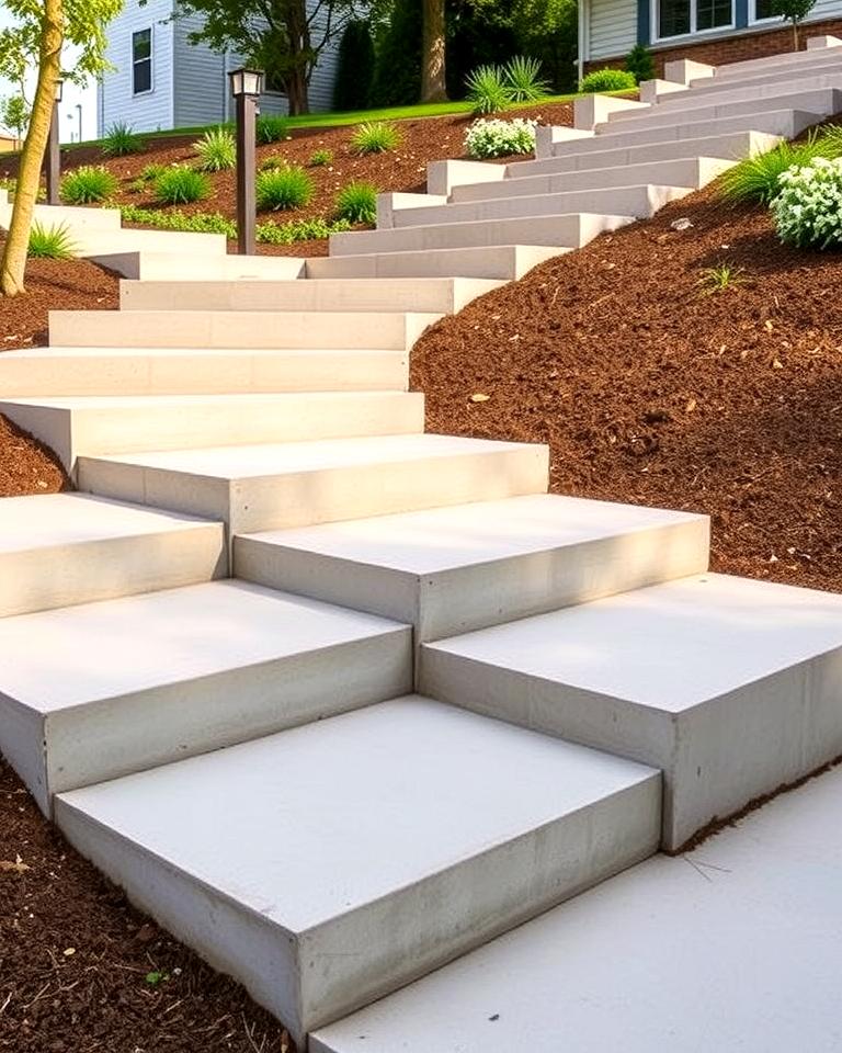 20 Sloped Walkway Ideas for Beautiful Landscaping