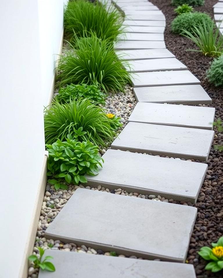 20 Durable Concrete Walkway Ideas for Your Garden