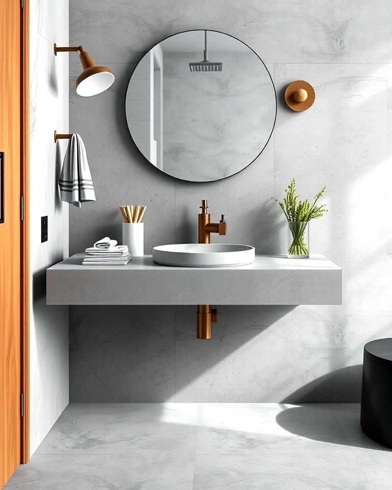 20 Concrete Bathroom Ideas for a Sleek and Modern Design