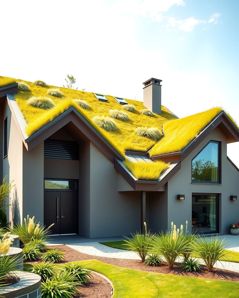 25 Houses With Green Roofs for Eco-Friendly Living
