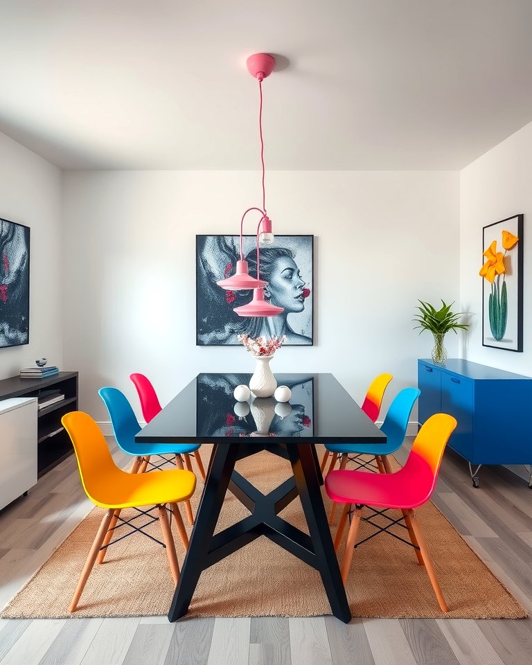 25 Vibrant Colorful Dining Room Ideas for a Fun Space