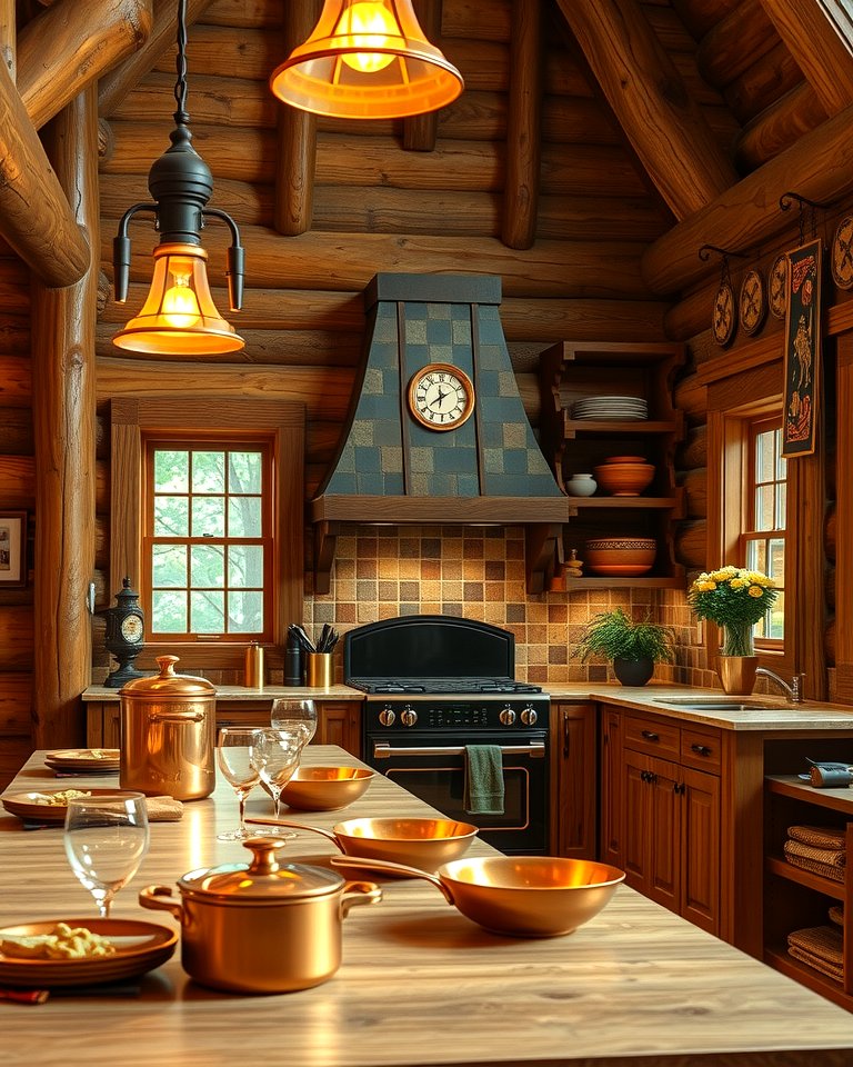 25 Log Cabin Kitchen Design Ideas for a Rustic Look