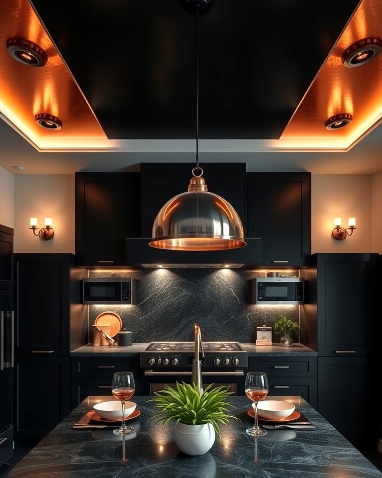 25 Black and Copper Kitchen Ideas for a Bold Look