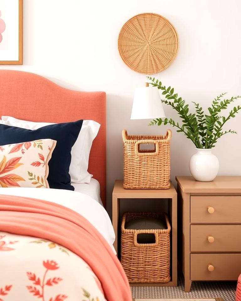 20 Coral Bedroom Ideas to Brighten Your Space