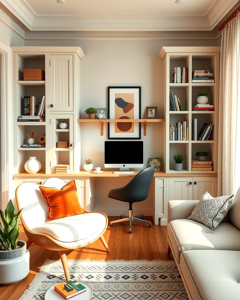 25 Desk in Living Room Ideas for Functional Spaces