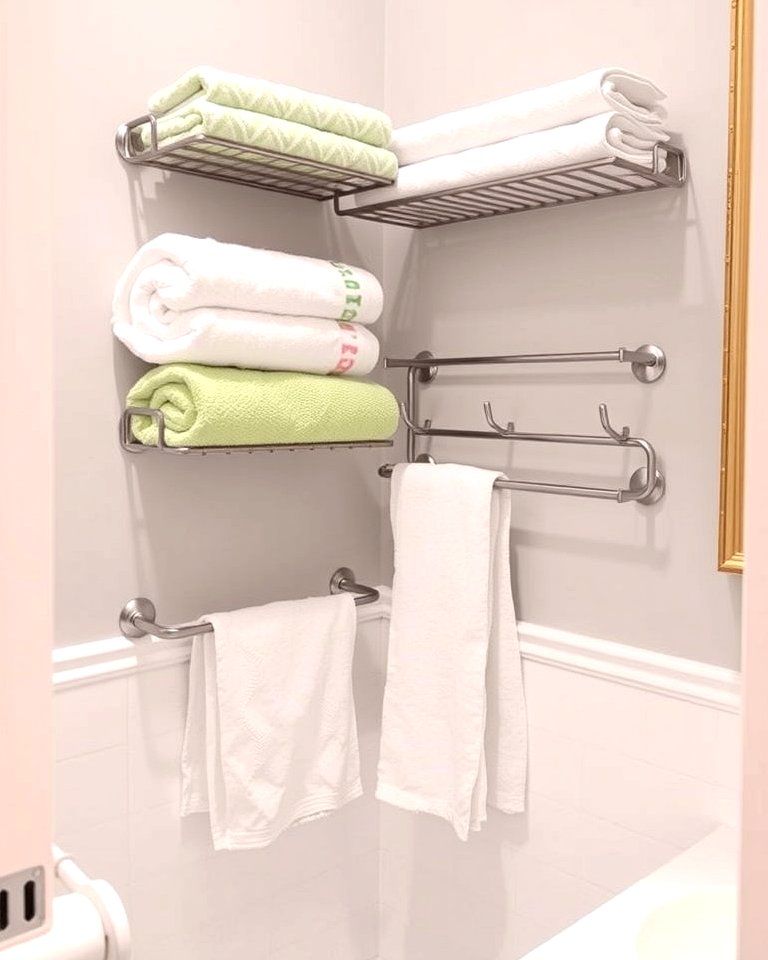 25 Creative Bathroom Towel Rack Ideas for Your Space