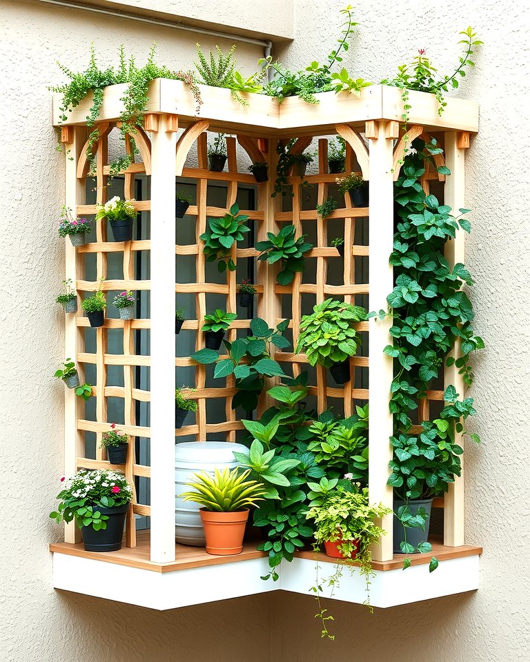 25 Beautiful Balcony Trellis Ideas for Your Space
