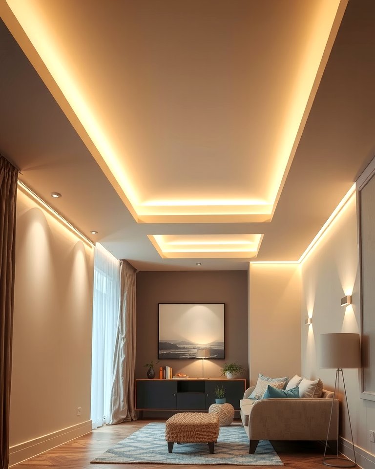 25 Drop Ceiling Lighting Ideas for Modern Homes