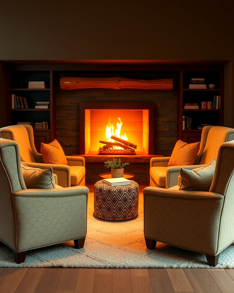 25 Chairs in Front of Fireplace Ideas for Cozy Vibes