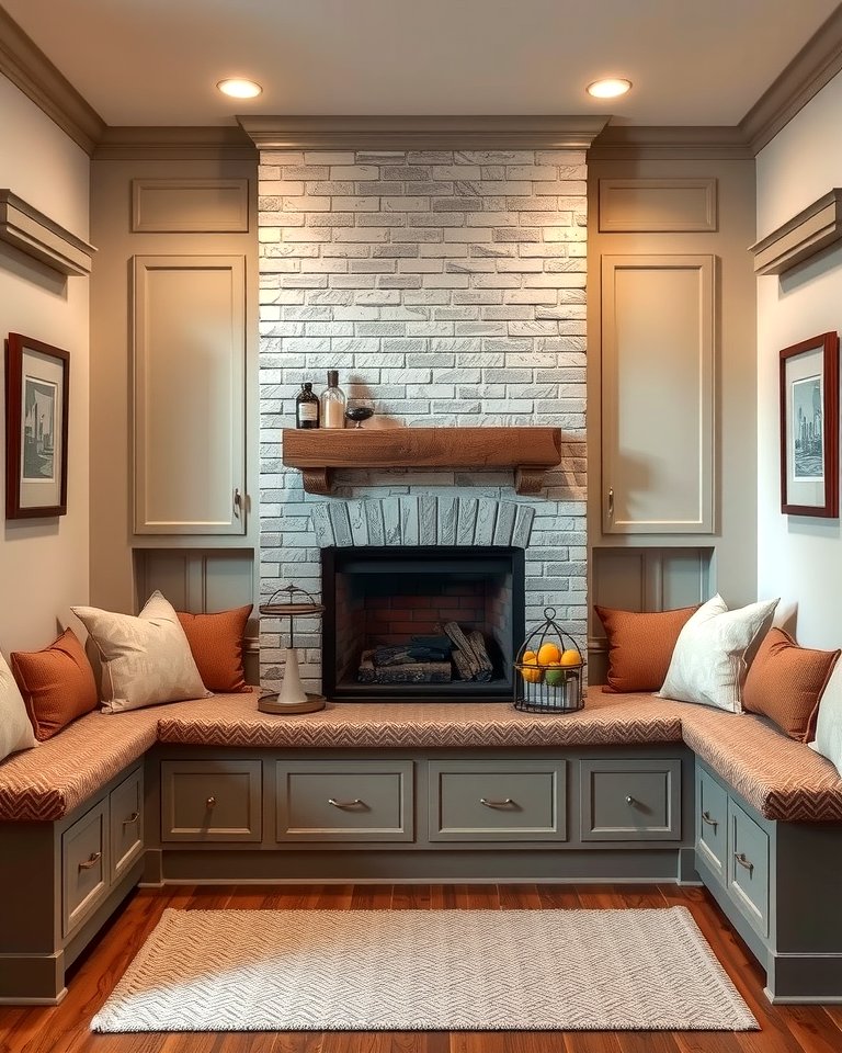 25 Fireplace Seating Ideas to Cozy Up Your Living Room