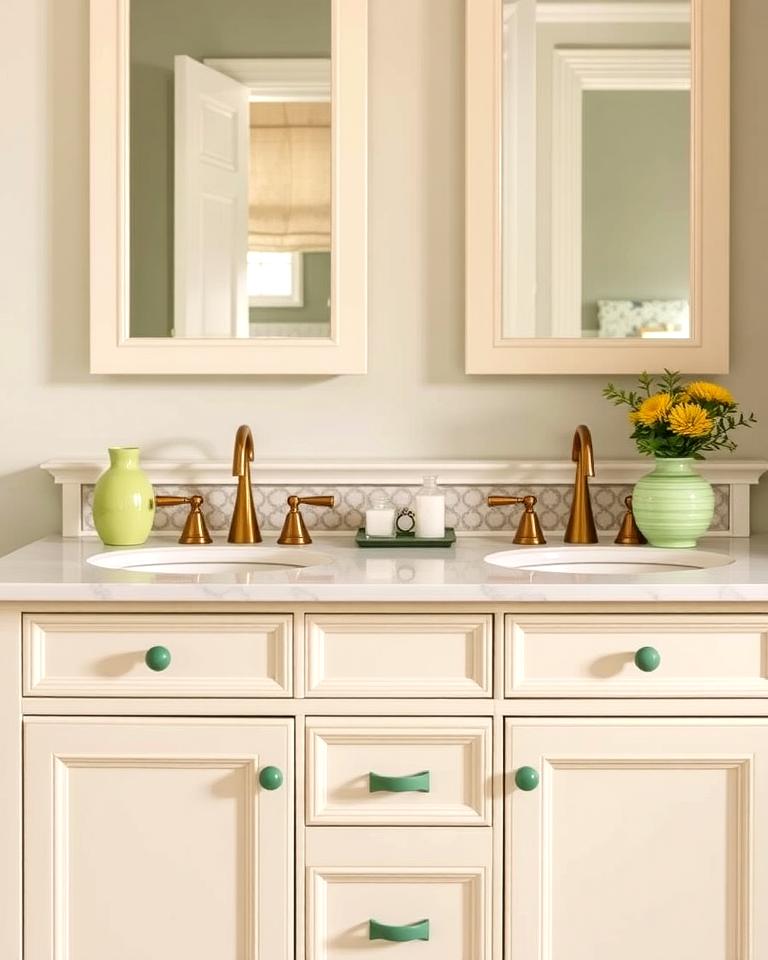 20 Elegant Sage Green and Cream Bathroom Ideas