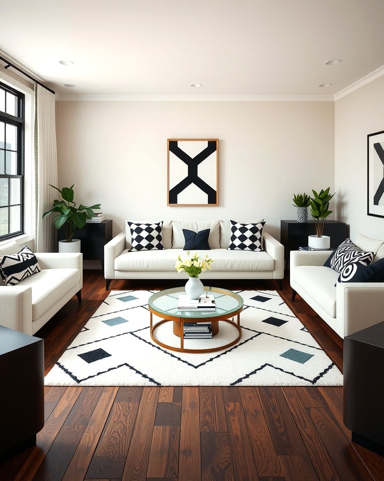 25 Cream and Black Living Room Ideas for Elegance
