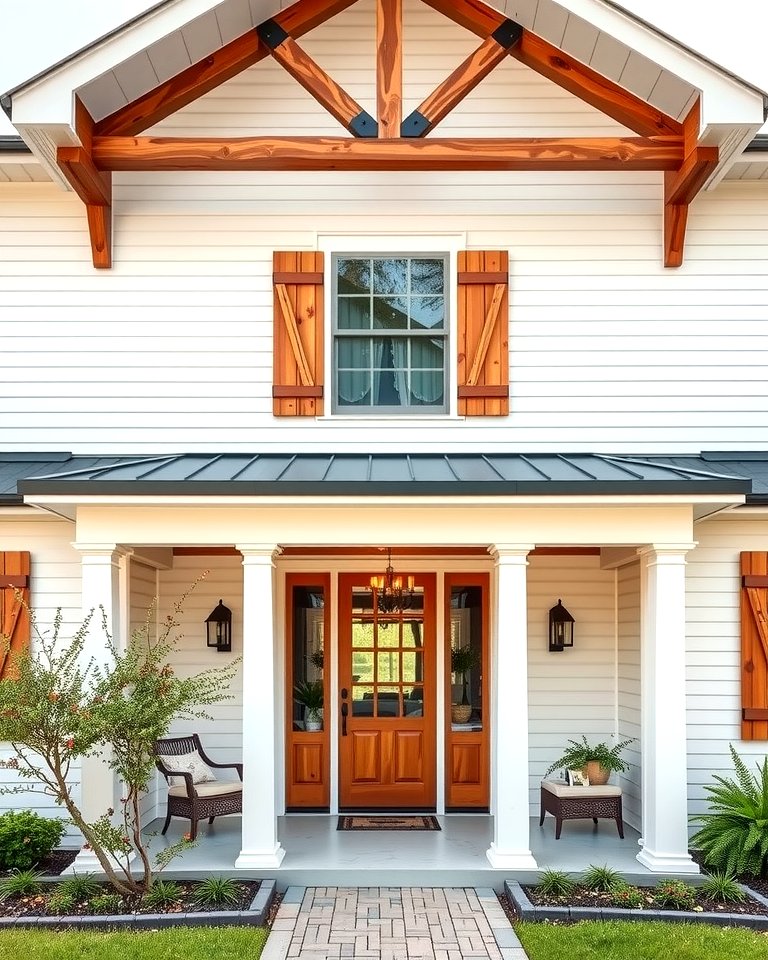 25 Cream and Brown House Exterior Ideas for Warmth