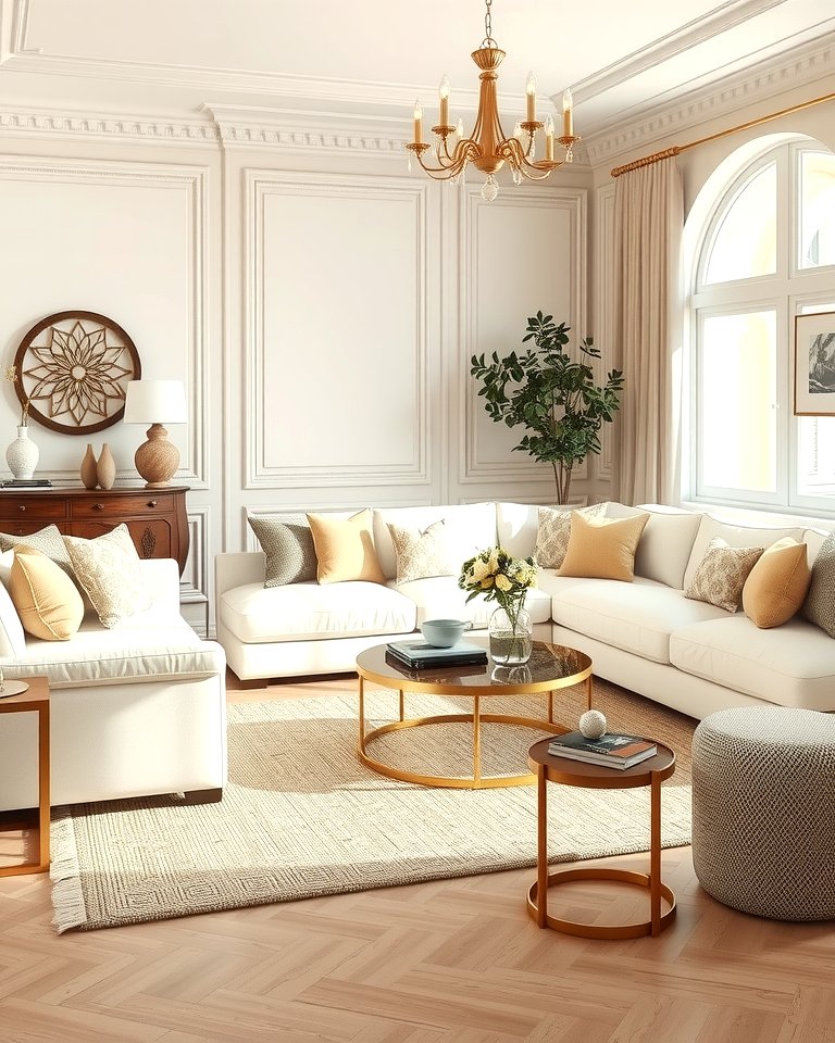 25 Cream Living Room Ideas for Elegant Spaces