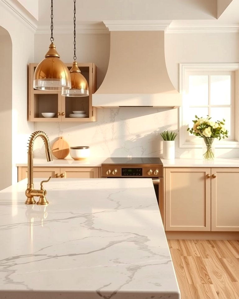 25 Marble Kitchen Countertops for Elegant Homes