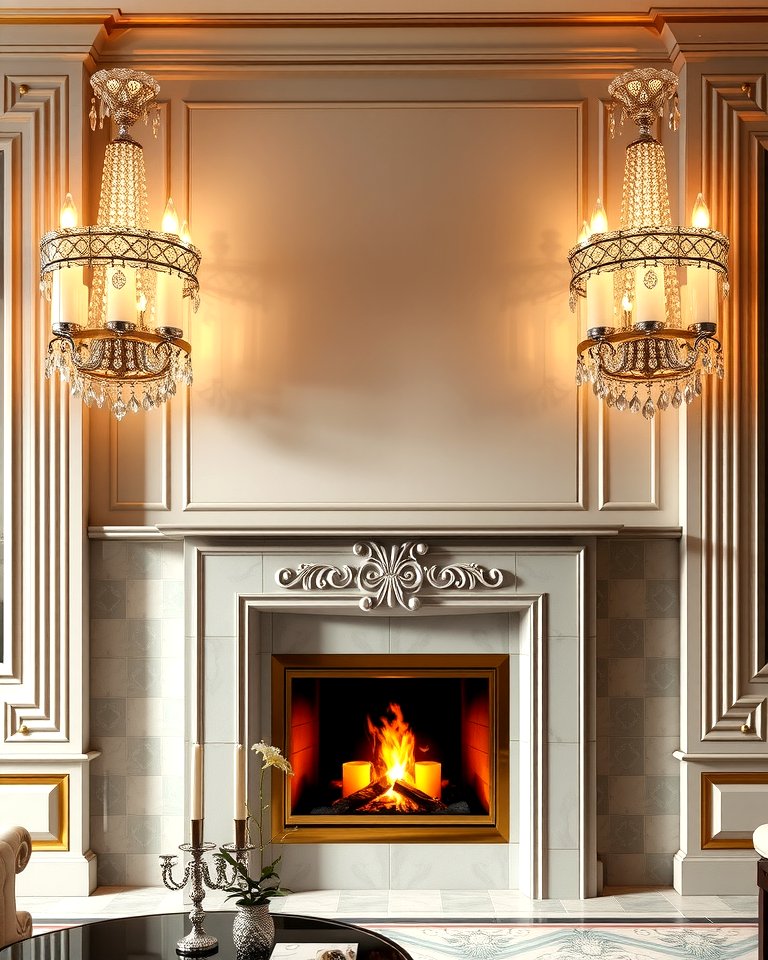 25 Fireplace Sconces Ideas for a Warm Ambiance