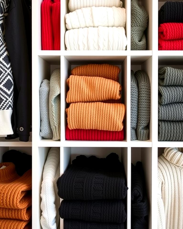 20 Sweater Storage Ideas to Organize Your Wardrobe