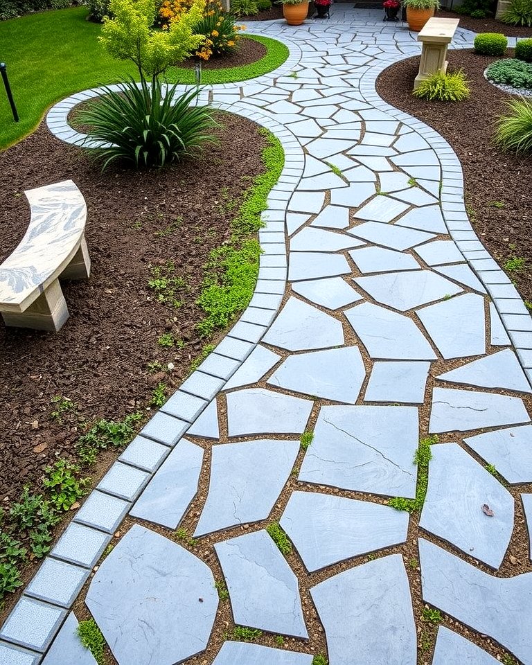 25 Bluestone Walkway Ideas for Your Garden