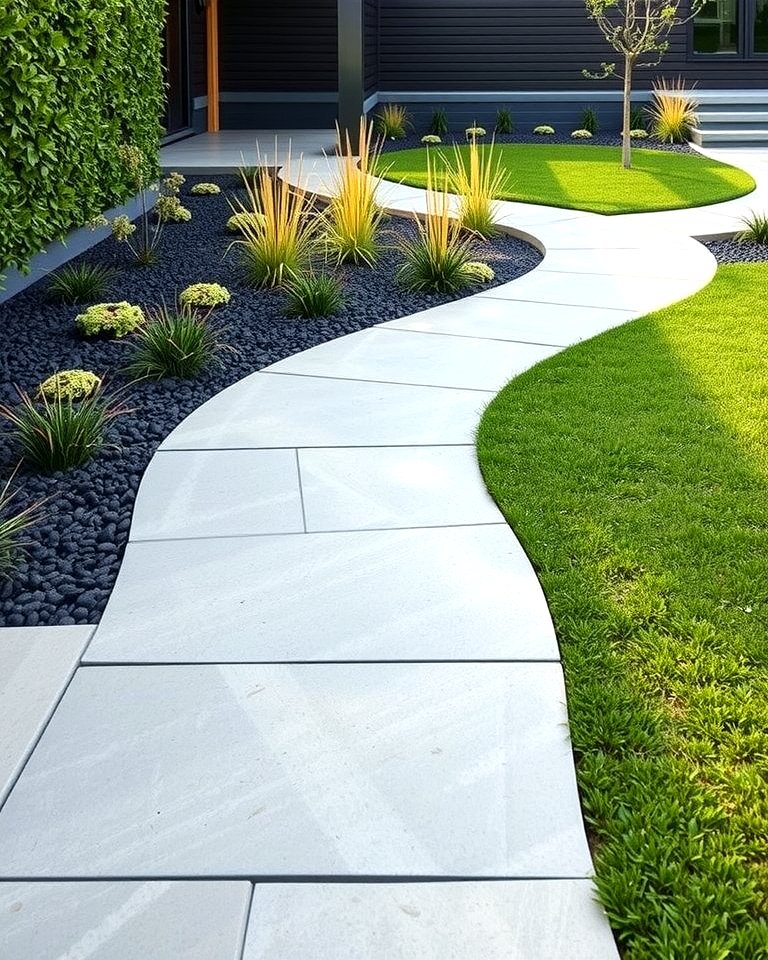 25 Curved Walkway Ideas for a Charming Garden Path