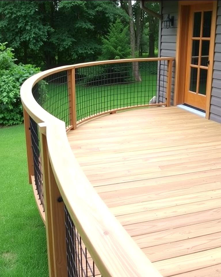 20 Hog Wire Deck Railing Ideas for Rustic Charm