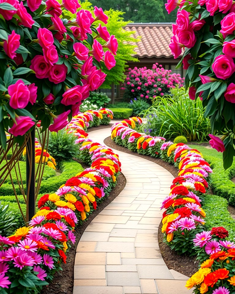 25 Curved Walkway Ideas for a Charming Garden Path
