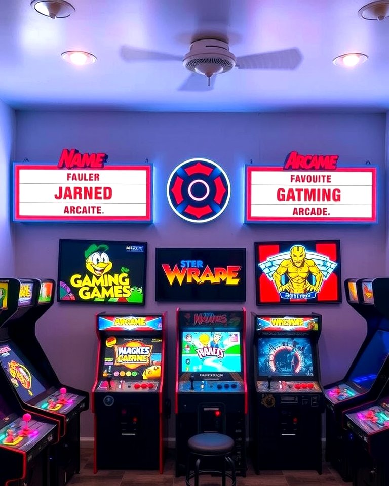25 Exciting Arcade Room Ideas for Game Lovers