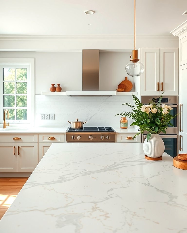 25 Marble Kitchen Countertops for Elegant Homes