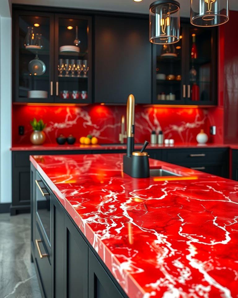 25 Marble Kitchen Countertops for Elegant Homes