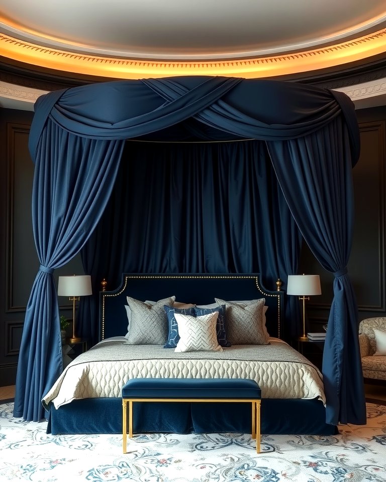 25 Dark Blue Bedroom Ideas for Cozy Nights