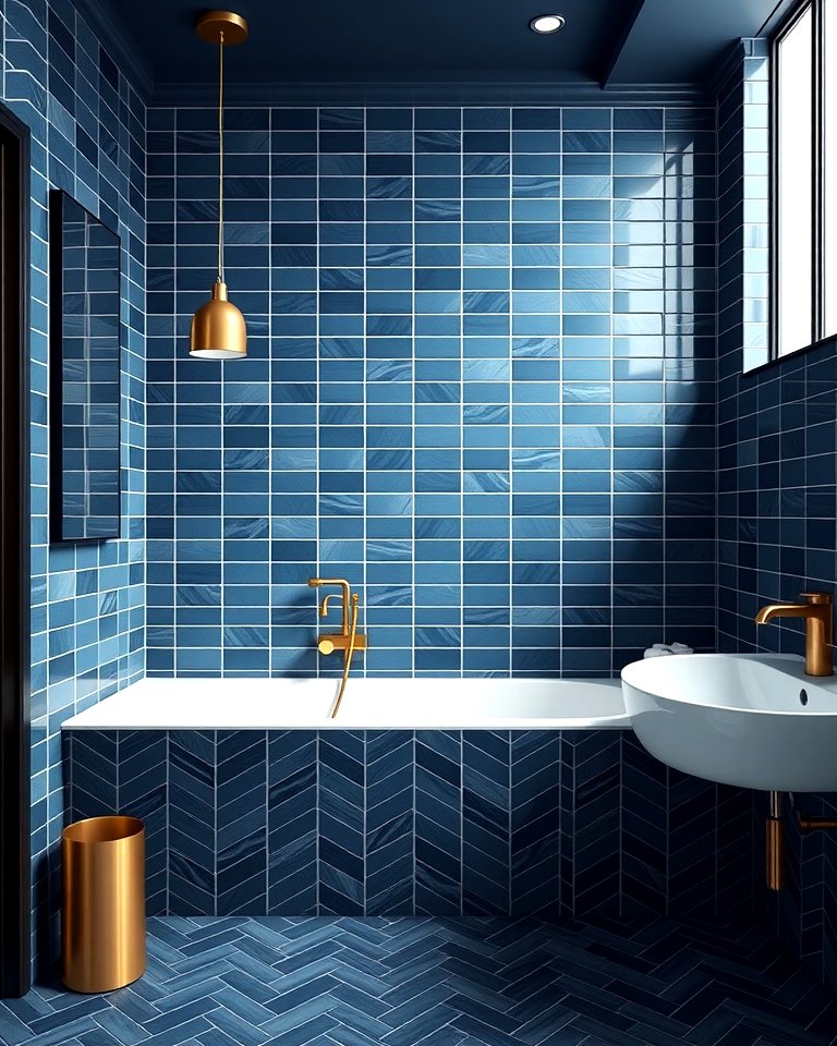25 Stunning Blue Tile Bathroom Ideas for a Fresh Look