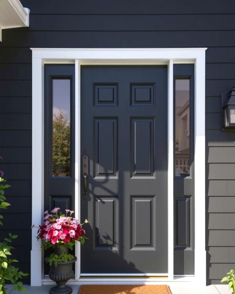 20 Dark Gray Front Door Ideas for a Modern Entryway