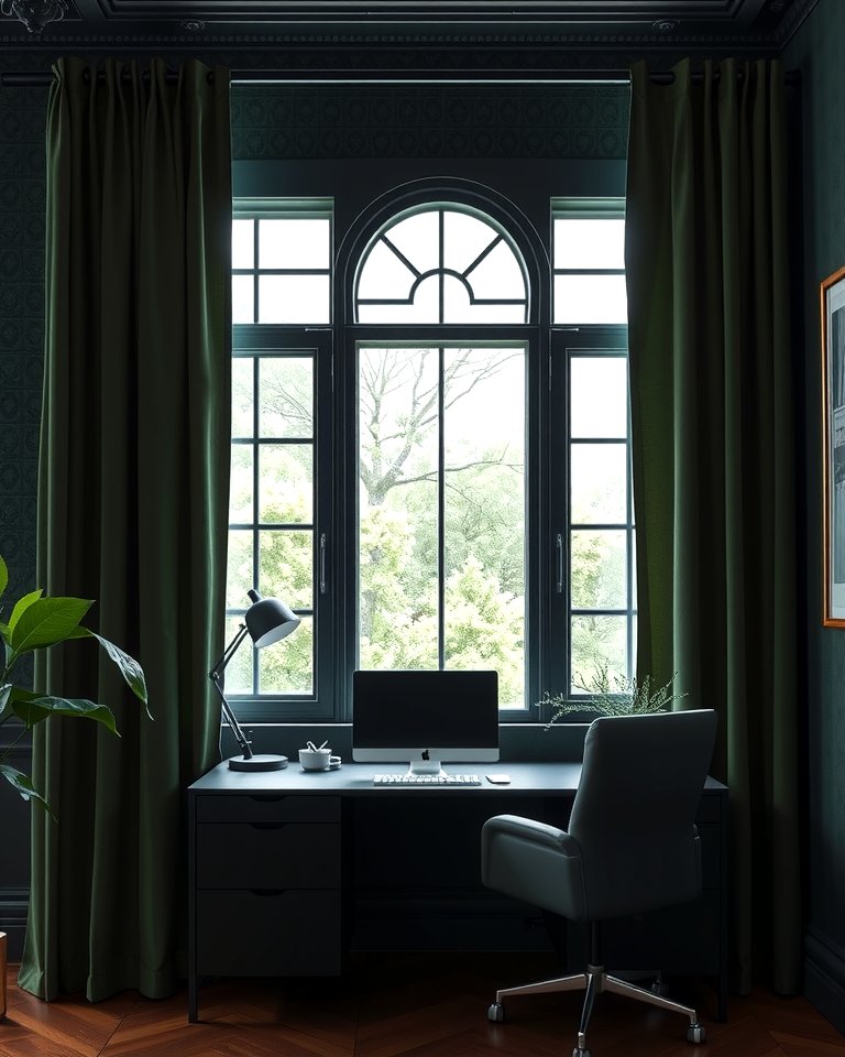 25 Dark Green Office Ideas for a Sophisticated Look