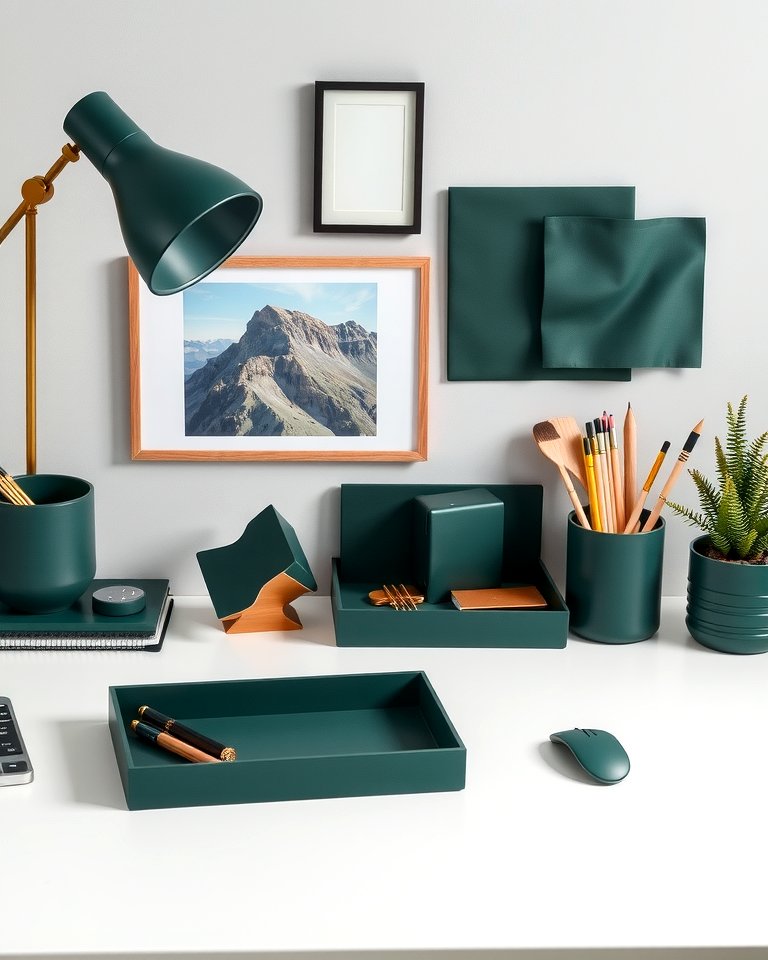 25 Dark Green Office Ideas for a Sophisticated Look