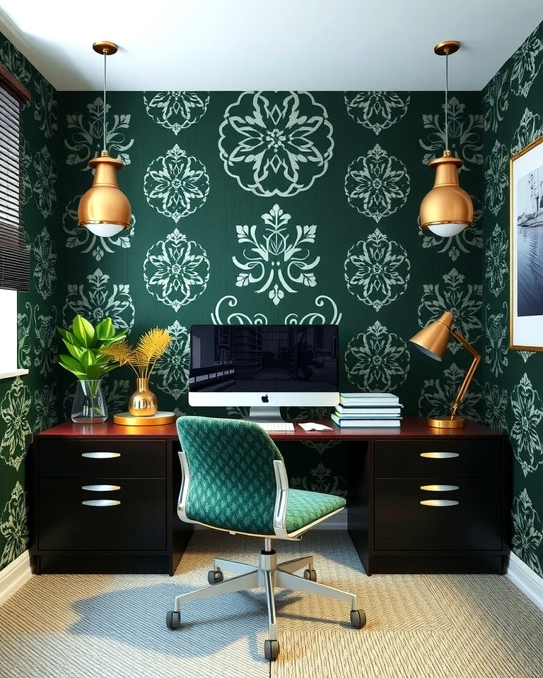 25 Dark Green Office Ideas for a Sophisticated Look