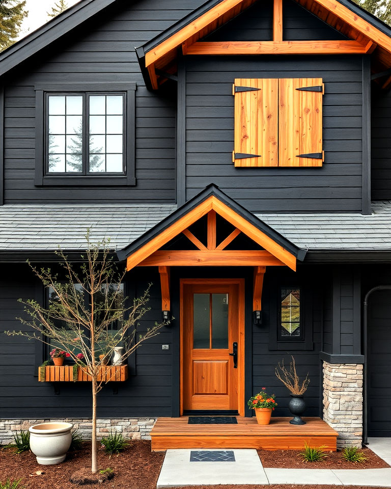 25 Dark Grey House Exterior Ideas for a Bold Statement