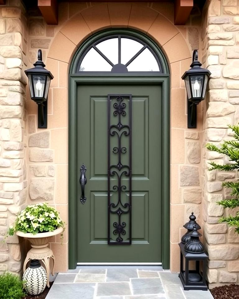 20 Stunning Dark Green Front Door Ideas for Curb Appeal
