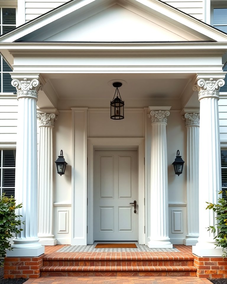 25 Colonial Front Porch Ideas for Timeless Charm