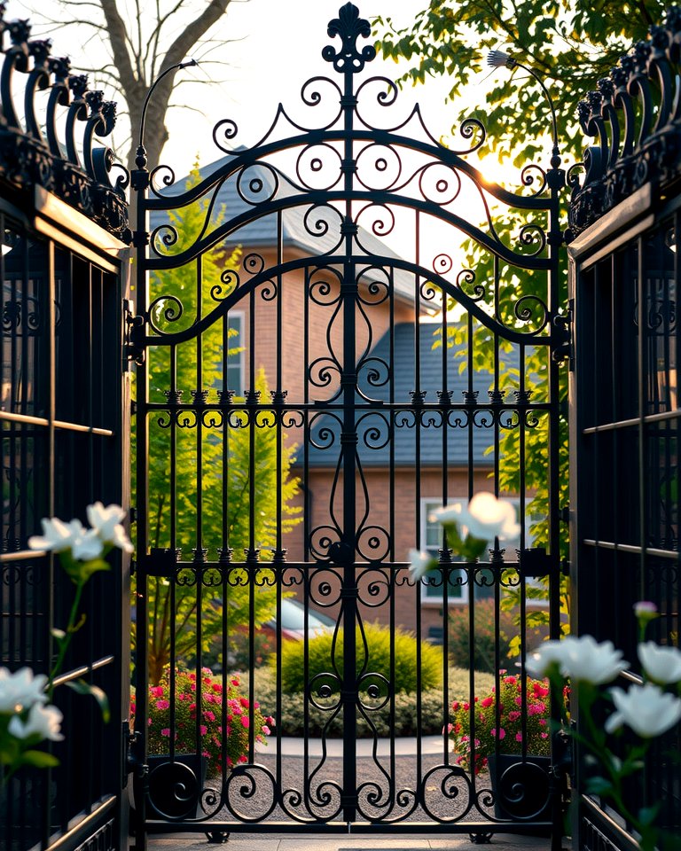 25 Metal Garden Gate Ideas to Enhance Your Outdoor Space