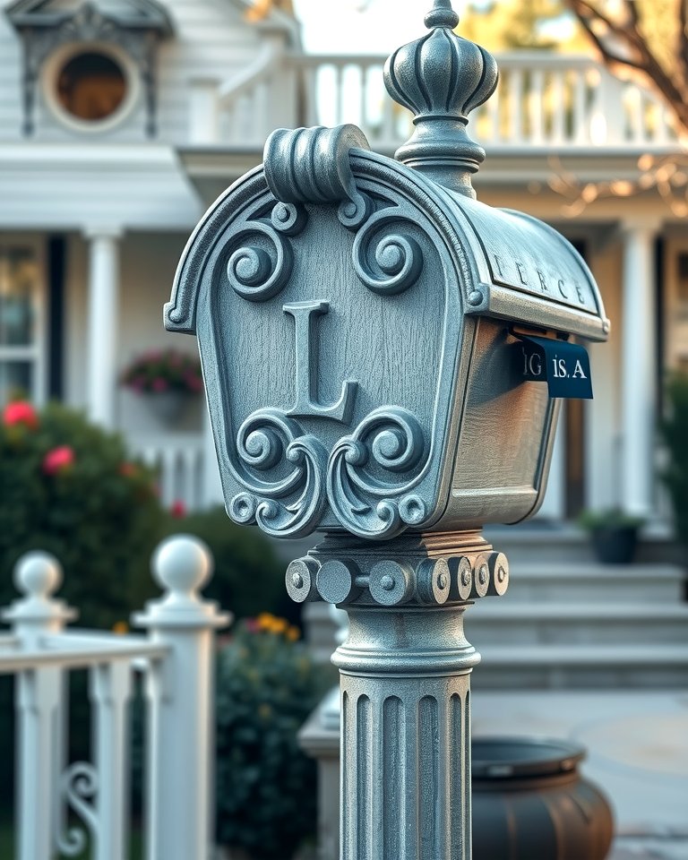 25 Unique Mailbox Post Ideas to Boost Curb Appeal