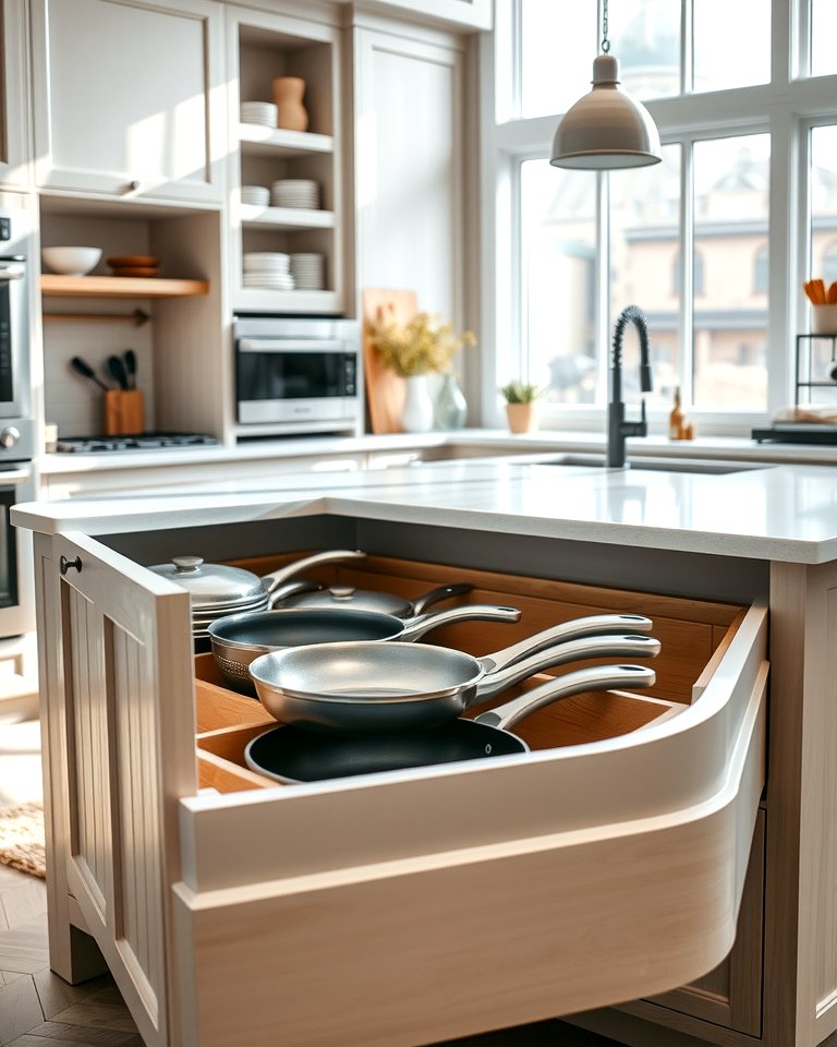 25 Smart Kitchen Island Storage Ideas for Organized Kitchens