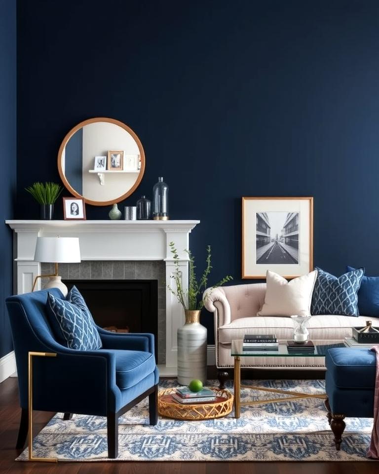 20 Blue Accent Wall Ideas: Bold & Beautiful Designs