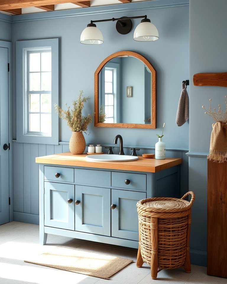 25 Stunning Blue Bathroom Vanity Ideas