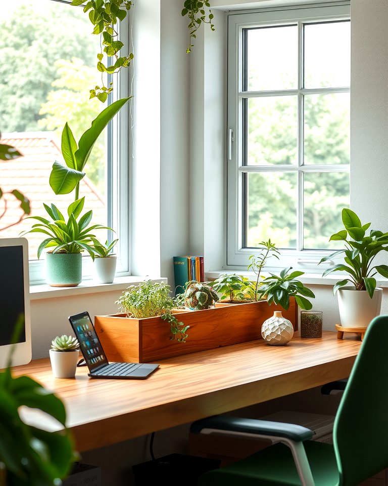 25 Desk in Front of Window Ideas for a Bright Workspace