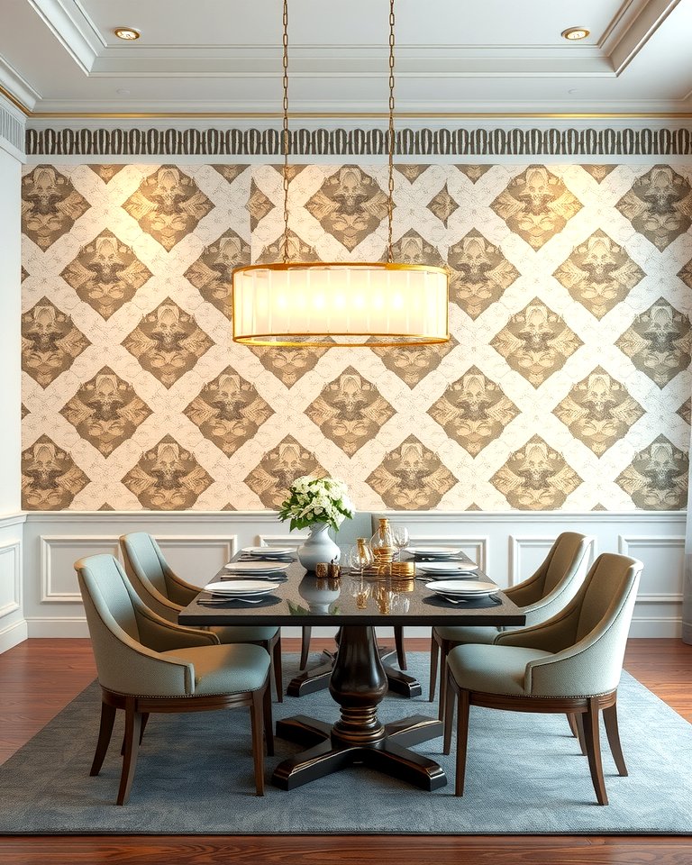 25 Geometric Accent Wall Ideas for Modern Interiors