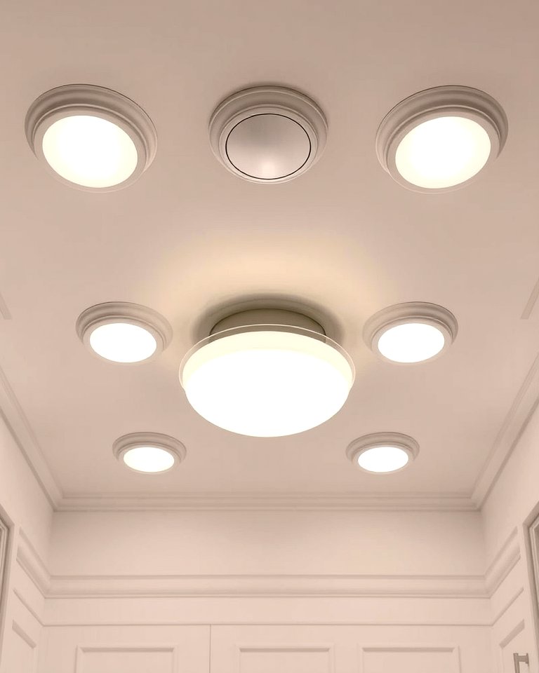 25 Bathroom Ceiling Lighting Ideas to Brighten Your Space